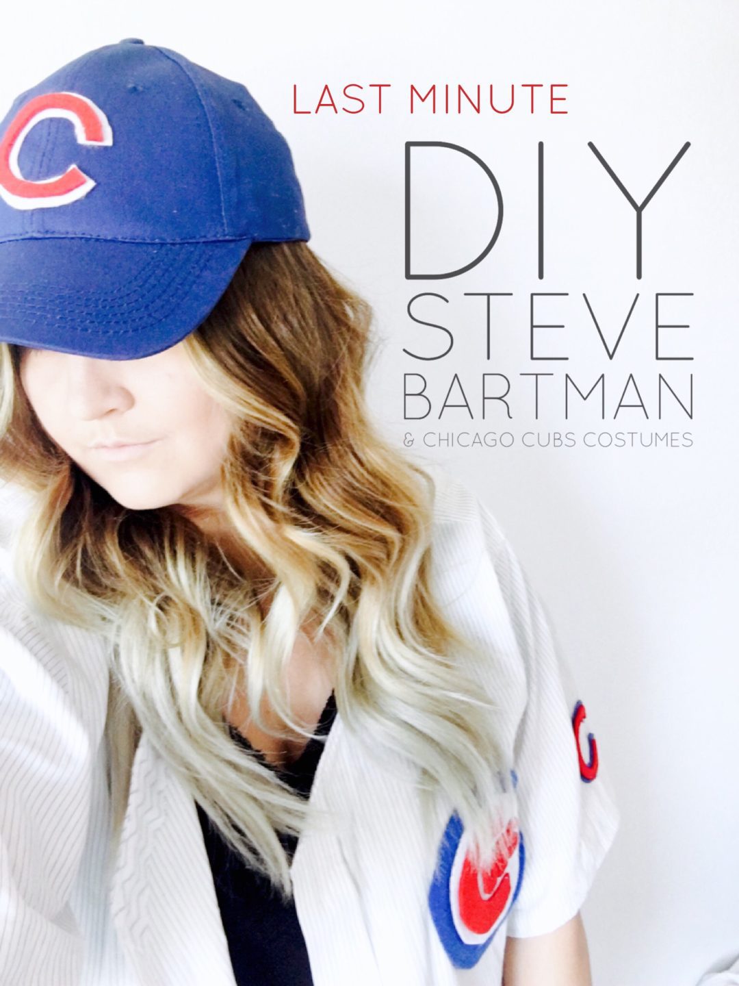 Last Minute DIY Steve Bartman & Chicago Cubs Costumes
