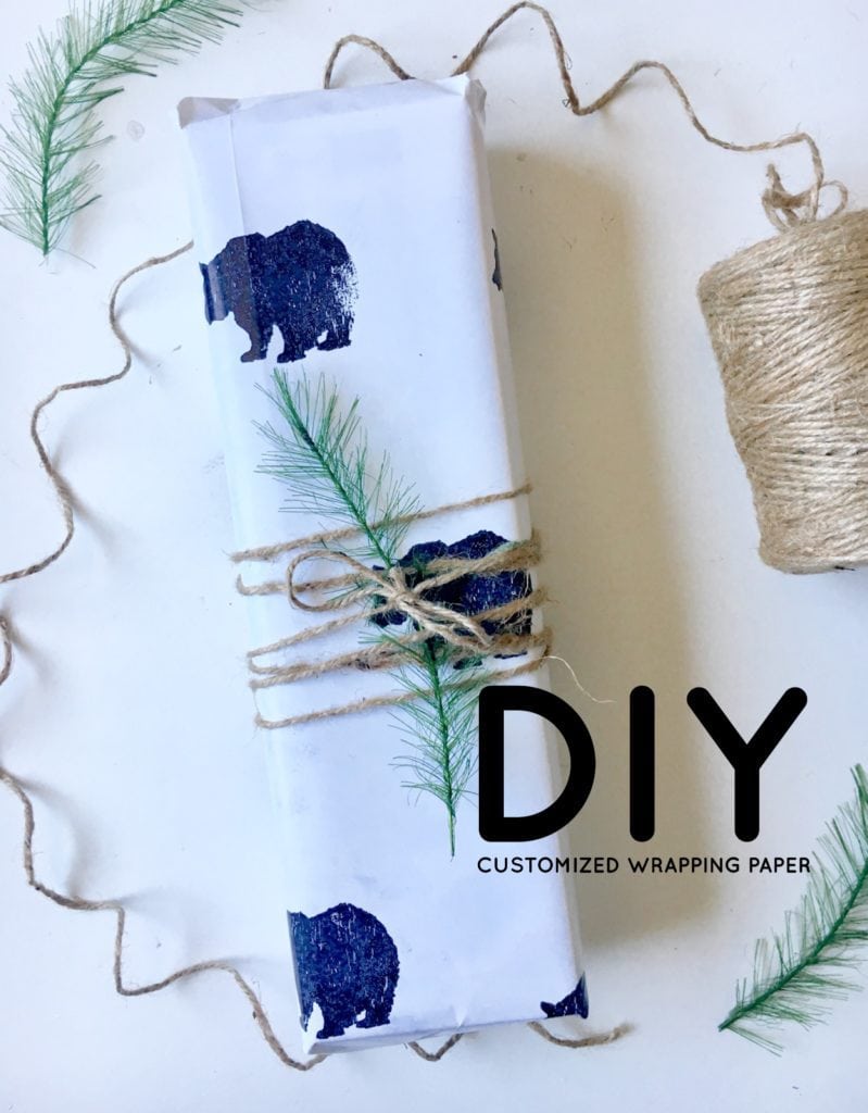DIY Customized Wrapping Paper