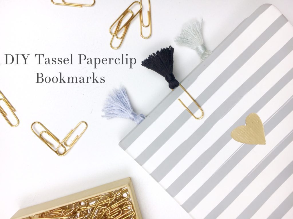 DIY Tassel Paperclip Bookmarks