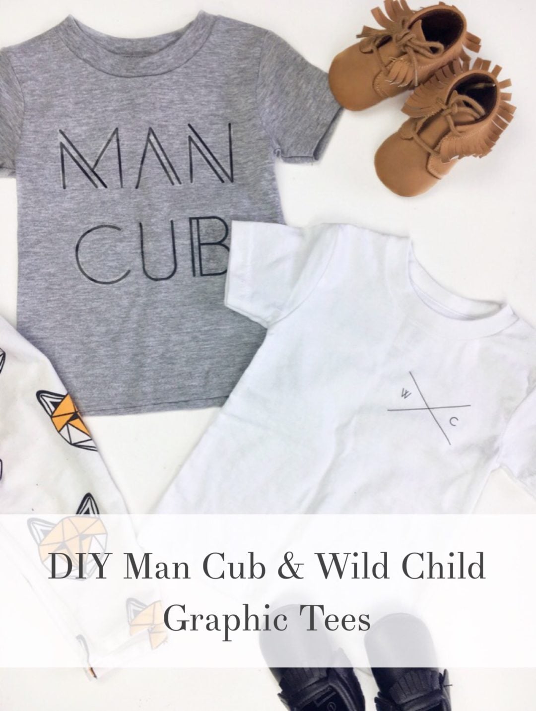 DIY Man Cub & Wild Child Graphic Tees w/ Free Printable Graphics