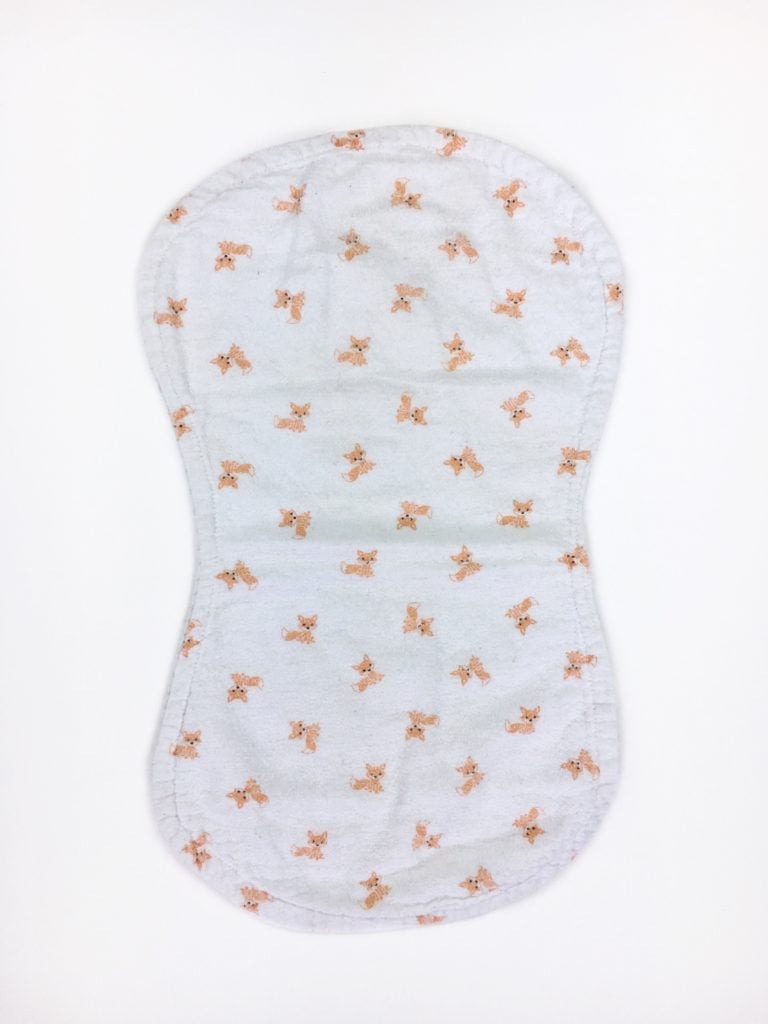 Easy 5 Step DIY Burp Cloth / Burp Rag