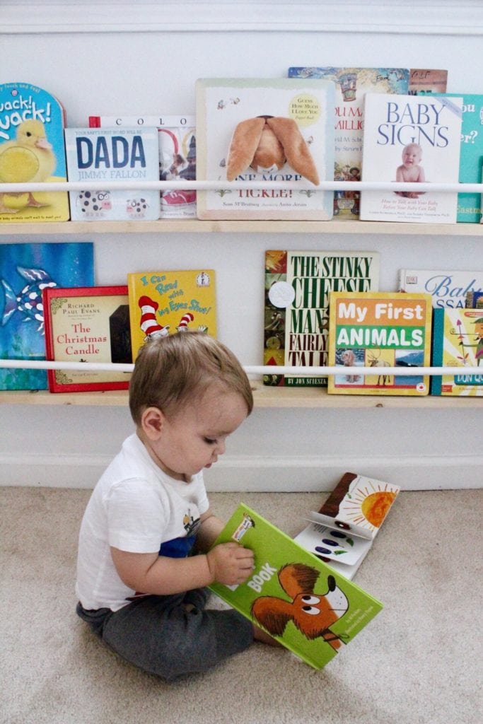 Make 2 Display Style Nursery Bookshelves for $15