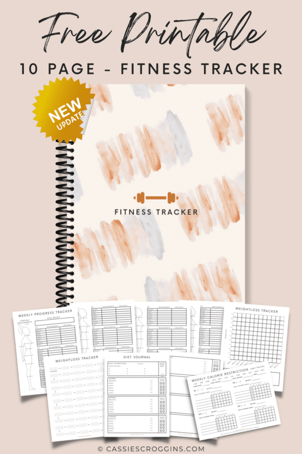 Free Printable Fitness Tracker (10 Pages!)