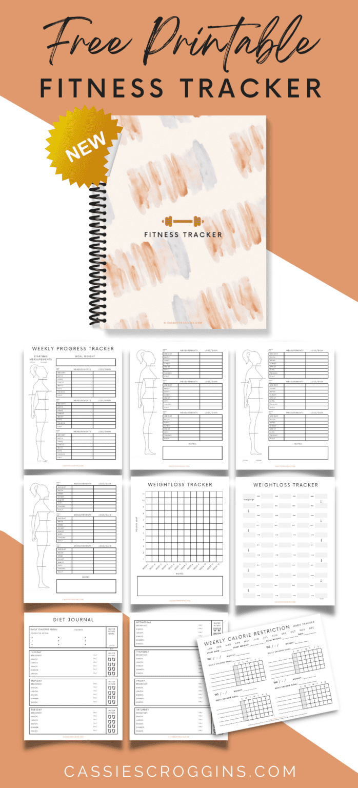 Free Printable Fitness Tracker (10 Pages!)