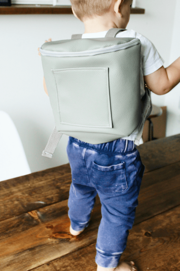 DIY Mini Leather Backpack