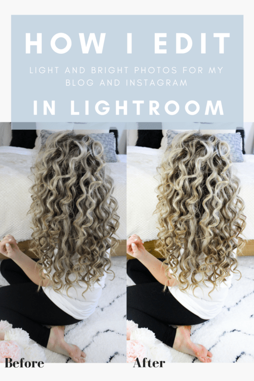 How I Edit Light & Bright Photos For My Blog and Instagram In Lightroom