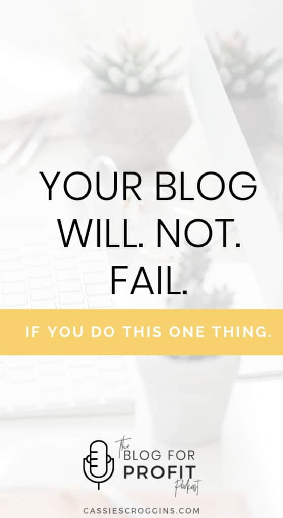 Ep #001: The #1 Reason Why So Many Blogs Fail - The Blog For Profit Podcast