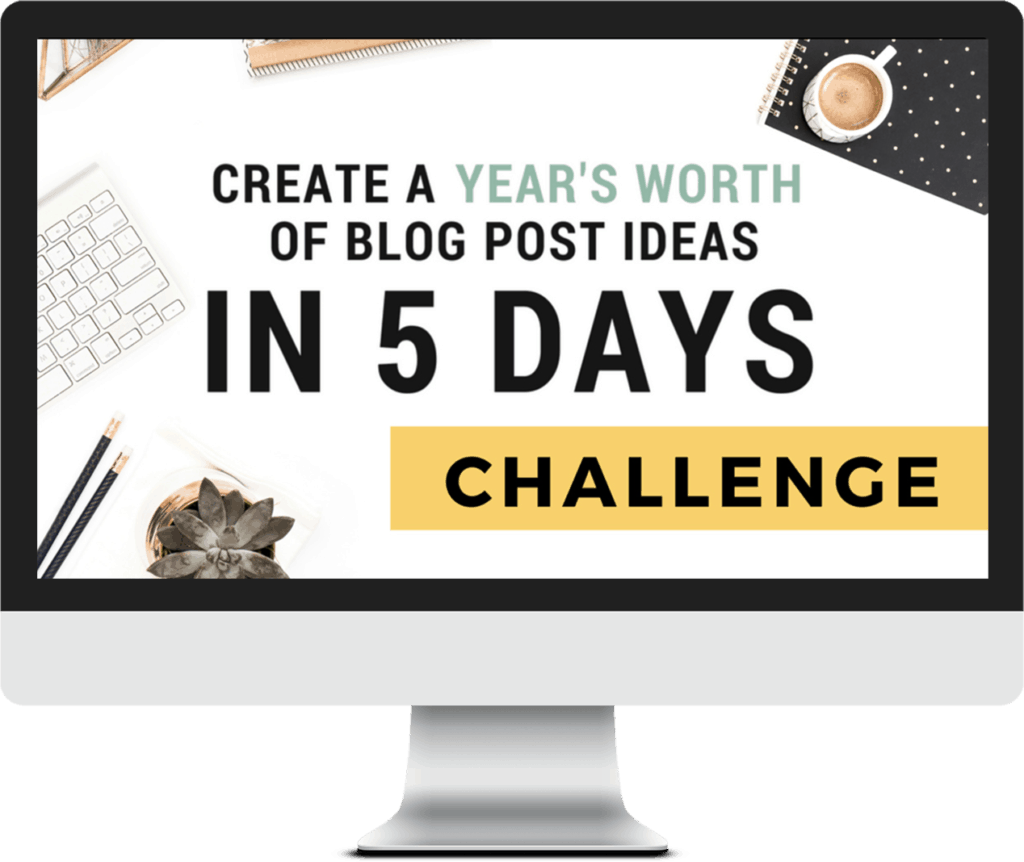 The Blogging Challenge That Gives You a Year of Blog Post Ideas in Only ...