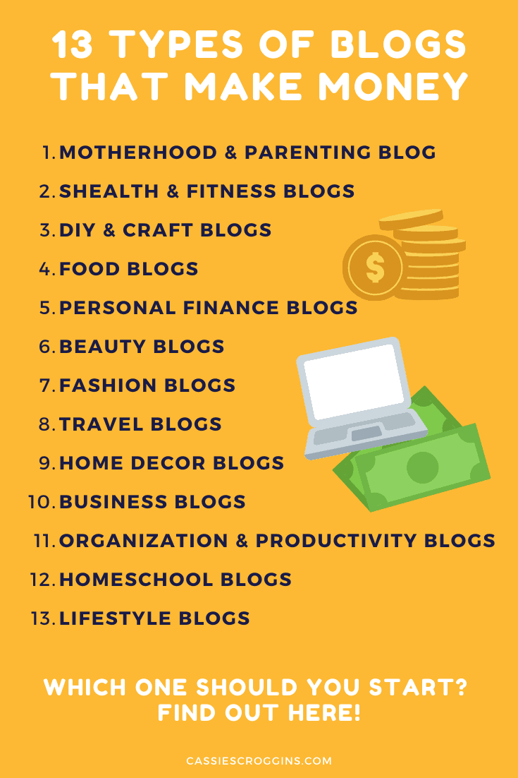 13 Types of Blogs That Make The Most Money + The Best One to Start