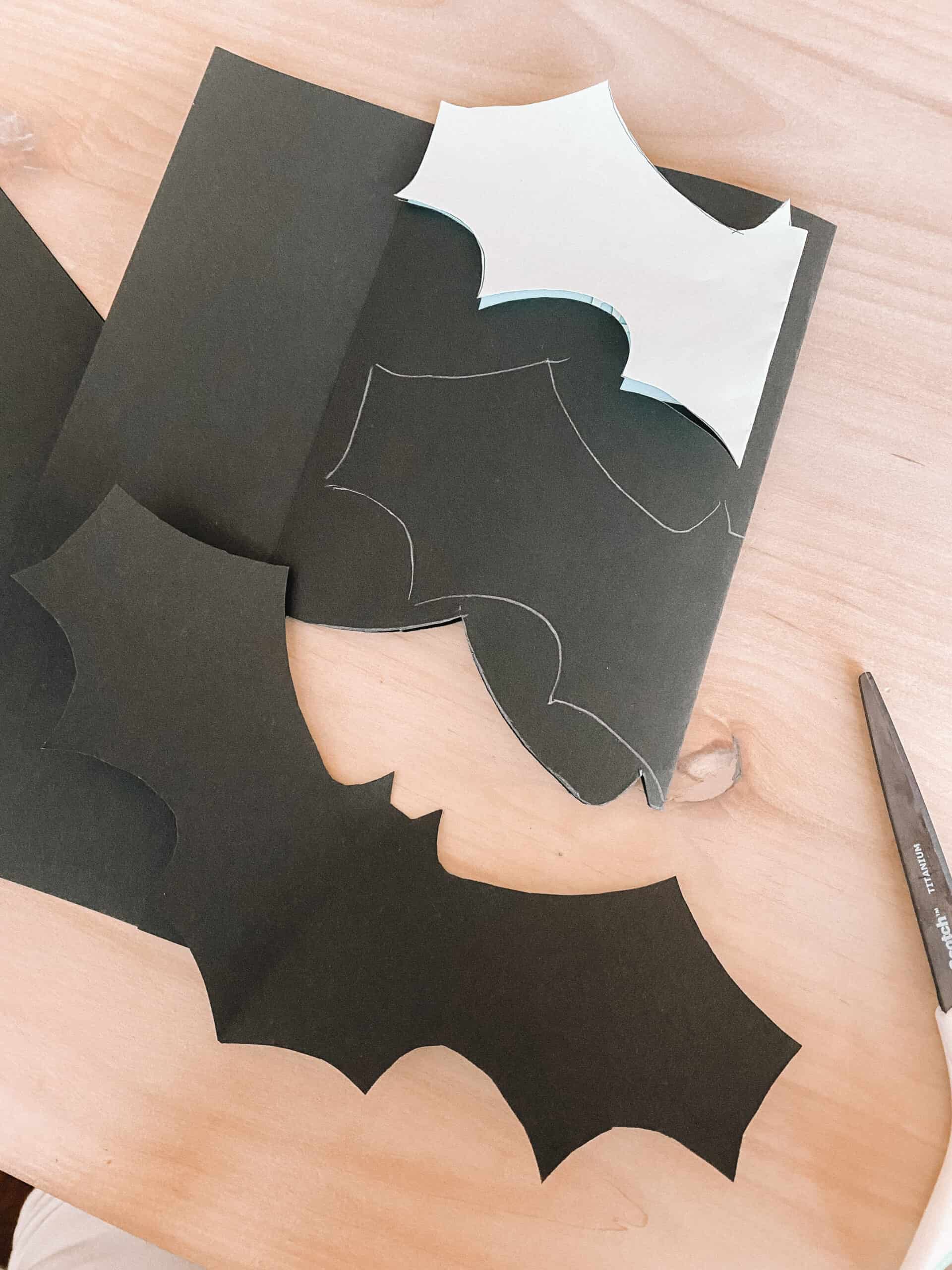 $2 Halloween Bat Wall Decor - Dollar Store DIY