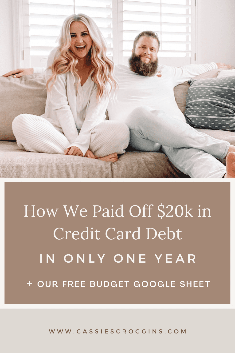 How We Paid Off $20k in Credit Card Debt in One Year! (+ Our Free ...