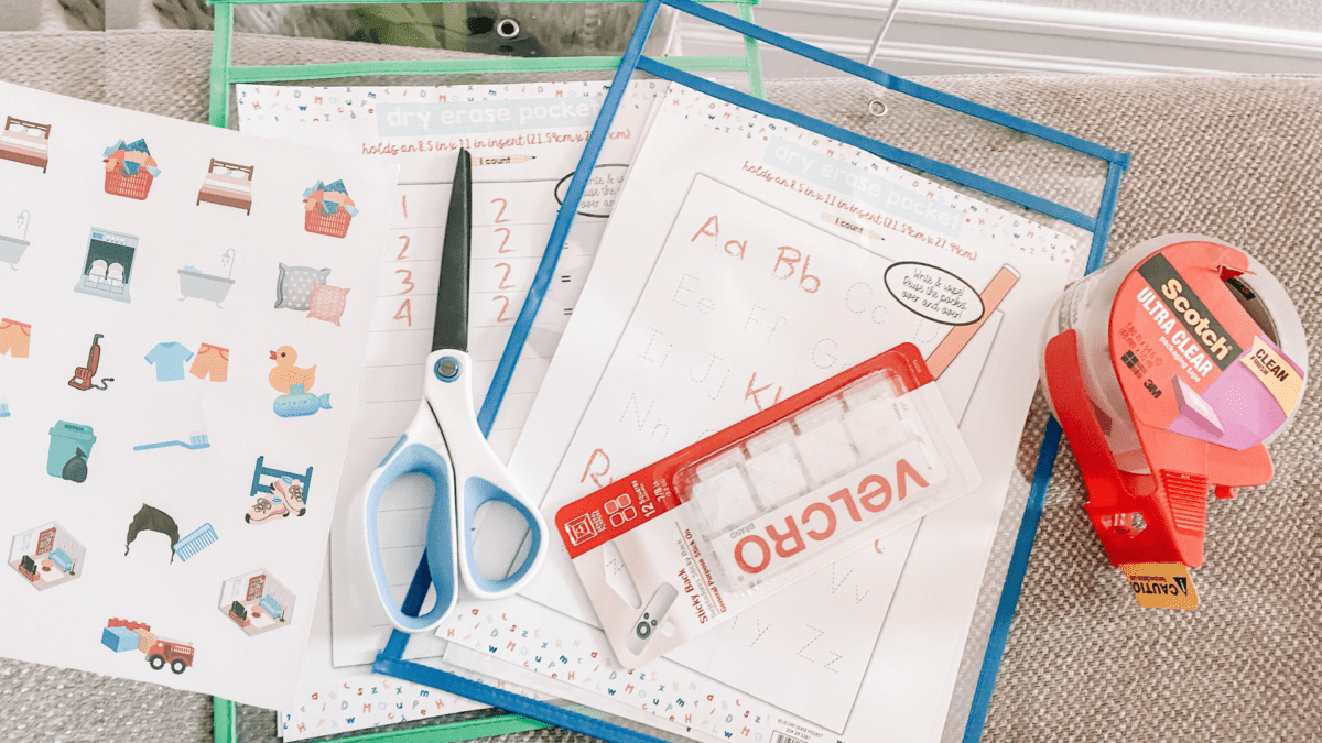 The Best DIY Velcro Chore Chart for Kids + Lists of Chores for Every Age!