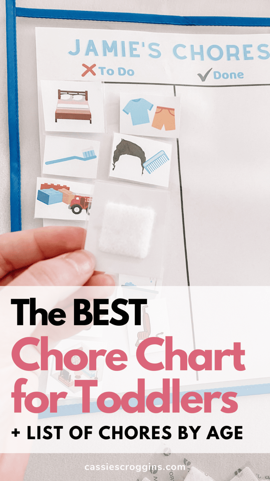 The Best DIY Velcro Chore Chart for Kids + Lists of Chores for Every Age!