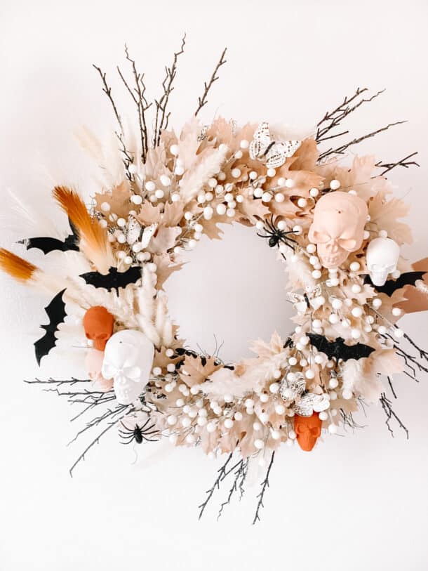 DIY Boho Halloween Wreath