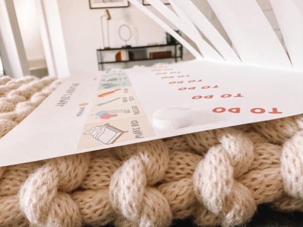 Free Printable Flip-up Routine Chart for Kids (+Editable in Canva)