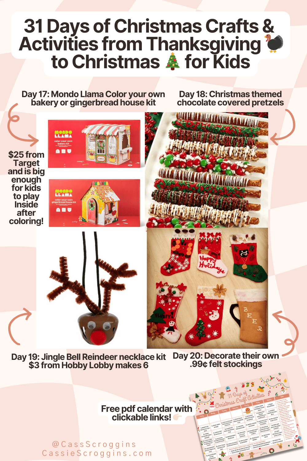 I'm doing 31 Christmas Crafts & Activities with my Kids from ...